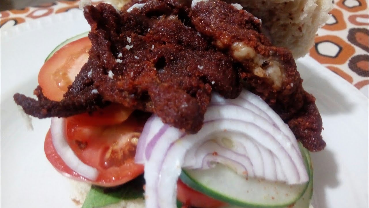 NIGERIAN SUYA BURGER(Recipe) - YouTube