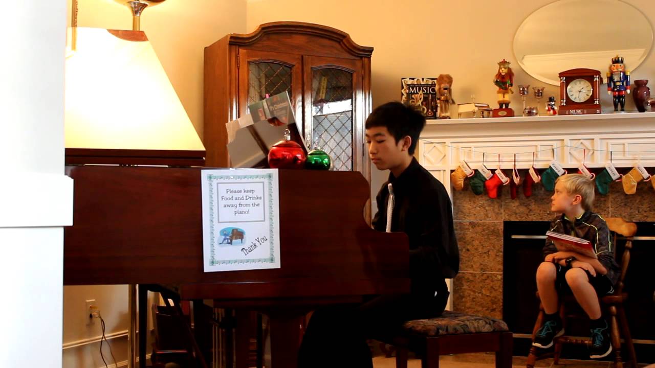 Kevin Ta Recital Xmass 2014 Marry Did You Know - YouTube