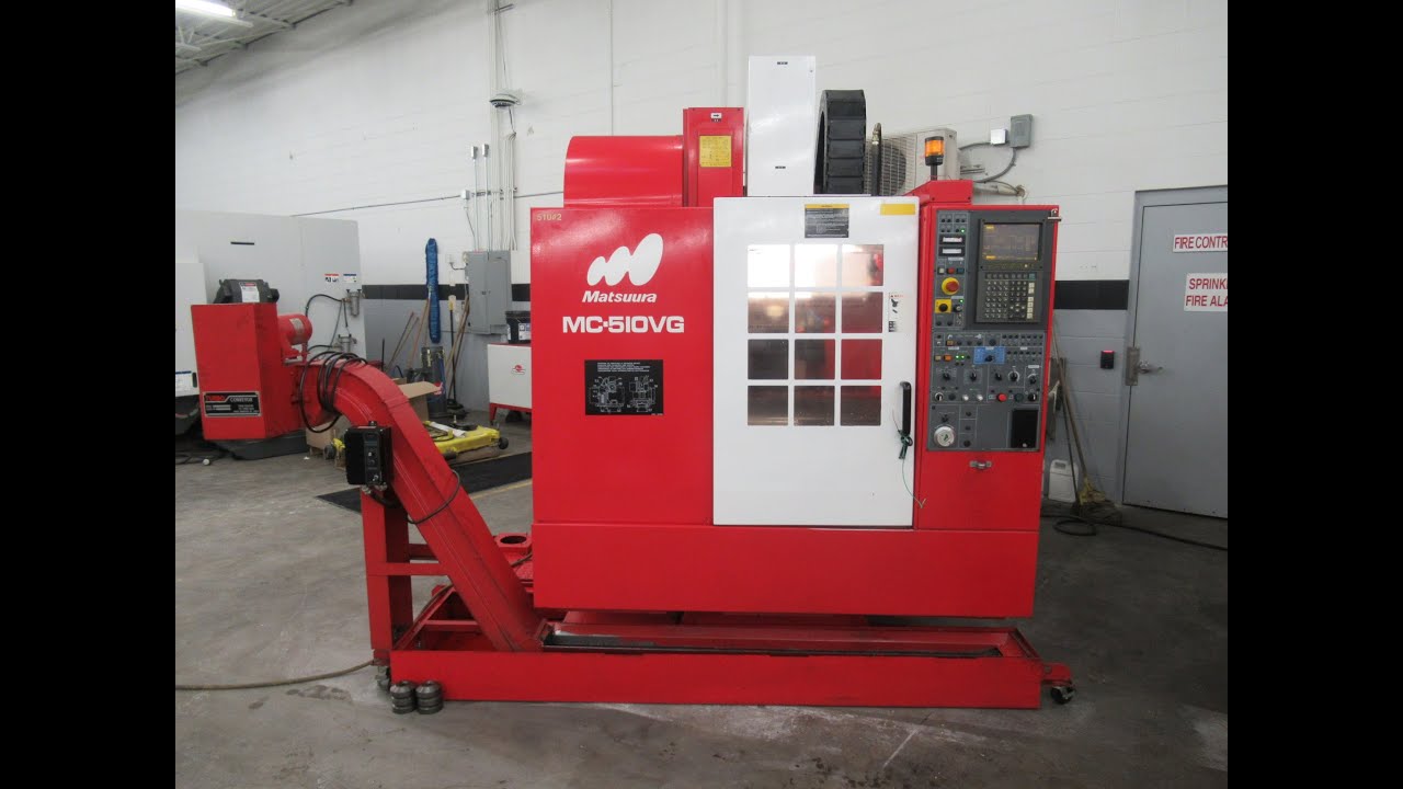 Matsuura MC-510VG CNC VMC, Yasnac J300M CNC Control, 8,000 Max RPM, 20 ...