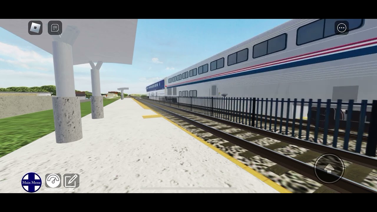 Amtrak Surfliner 582 speeding By Carlsbad Poinsettia - YouTube