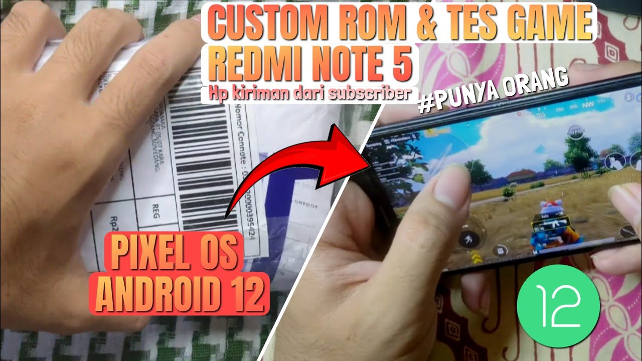 Unboxing & Custom Rom Redmi Note 5 Pixel OS Android 12.1 | Oprek Hp ...