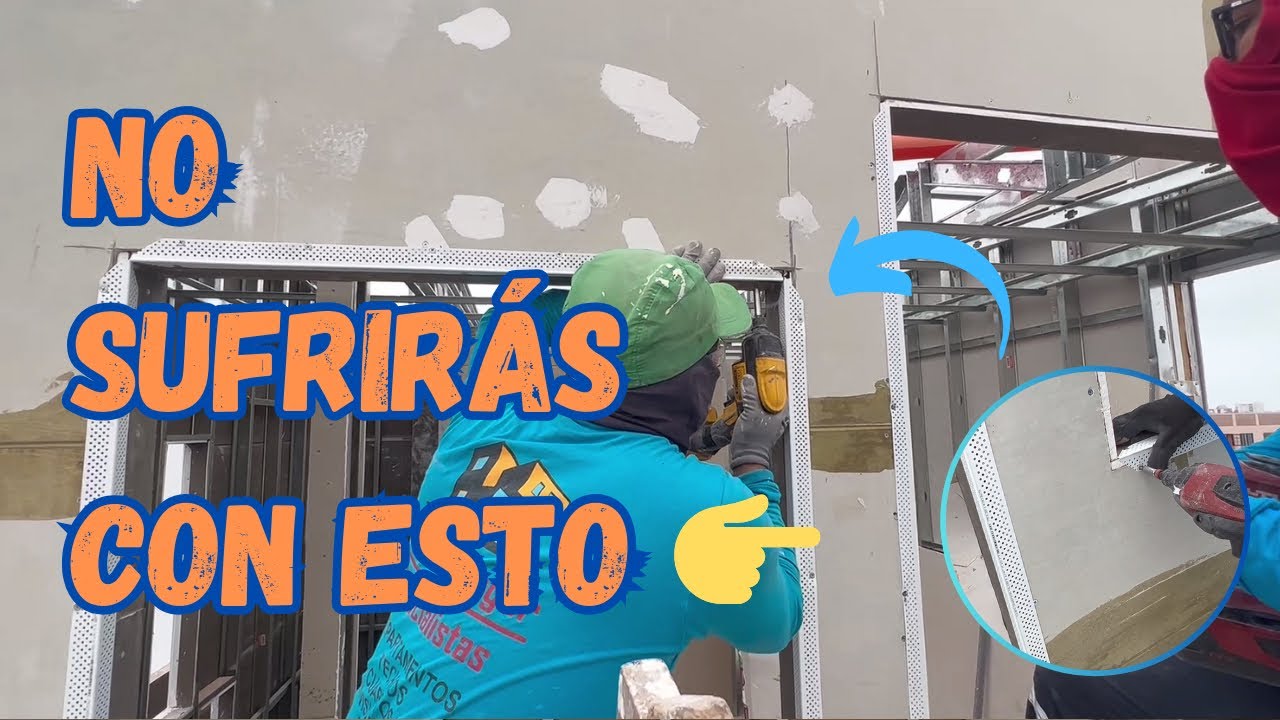 Cómo instalar esquineros de PVC en paredes exteriores de Fibrocemento - Poner Esquineros Drywall ...