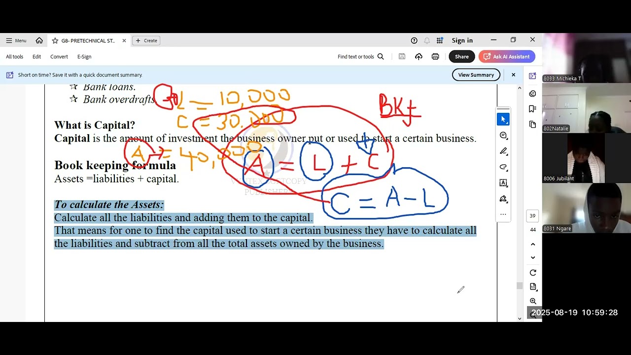 Great 8 Pretech_Book Keeping Formular by @drstevesnr - YouTube