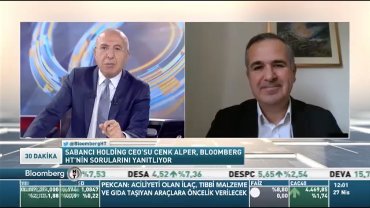 Sabancı Holding CEO'su Cenk Alper / Bloomberg HT - YouTube
