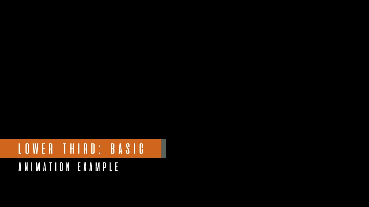 Lower 3RDS Design and Animation Demo - YouTube