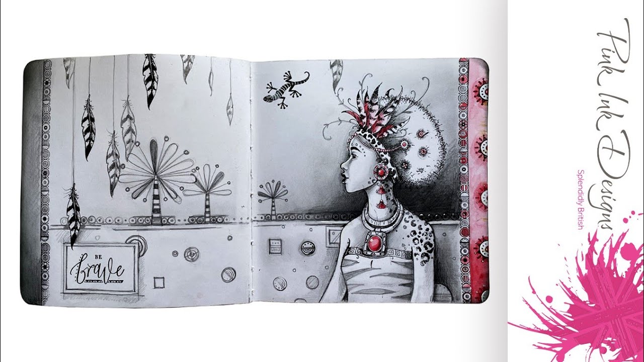 Basic pencil drawing techniques with Pink Ink Designs shading and mark ...