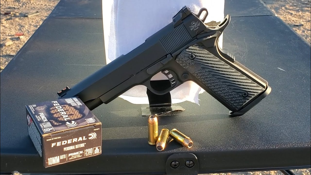 10mm federal punch 👊 200 grain (rock island ultra fs) - YouTube