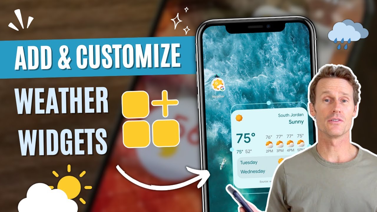 How to Add and Customize Weather Widgets on Android - YouTube