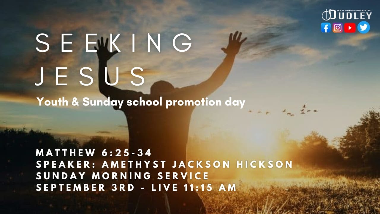 NTCG Dudley | Seeking Jesus | Youth & Sunday School promotion Day - YouTube