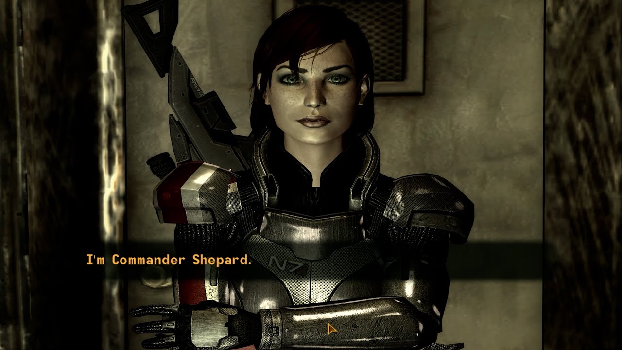 You Can Meet Commander Shepard in Fallout New Vegas - YouTube
