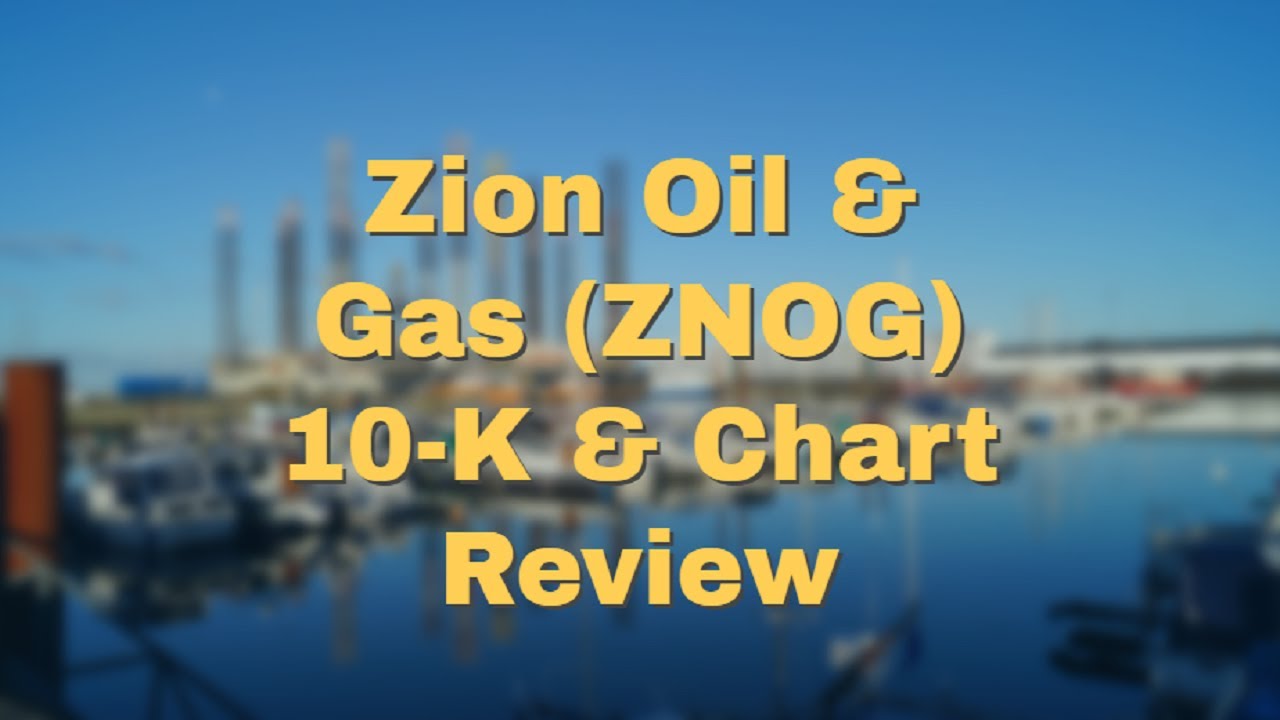 Zion Oil & Gas (ZNOG) 10-K & Chart Review - 03-18-2022 - YouTube