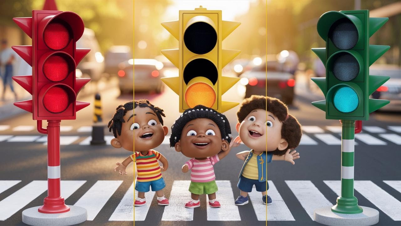 Traffic Lights Song | Traffic Rules | Nursery Rhymes - YouTube