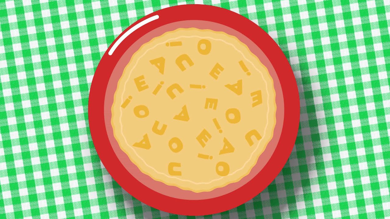 Aprendendo as vogais - Sopa de letrinhas - Tuturma - YouTube