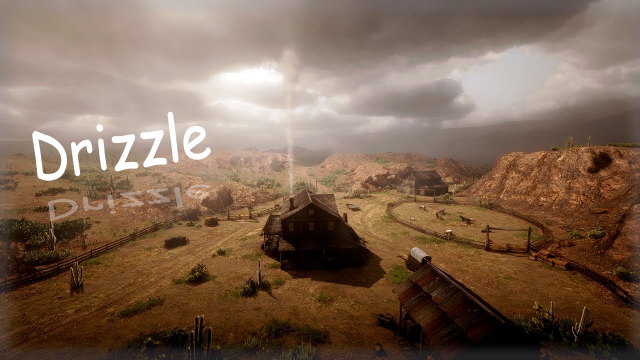 24H | RDR2 - Ridgewood Farm | Drizzle - YouTube