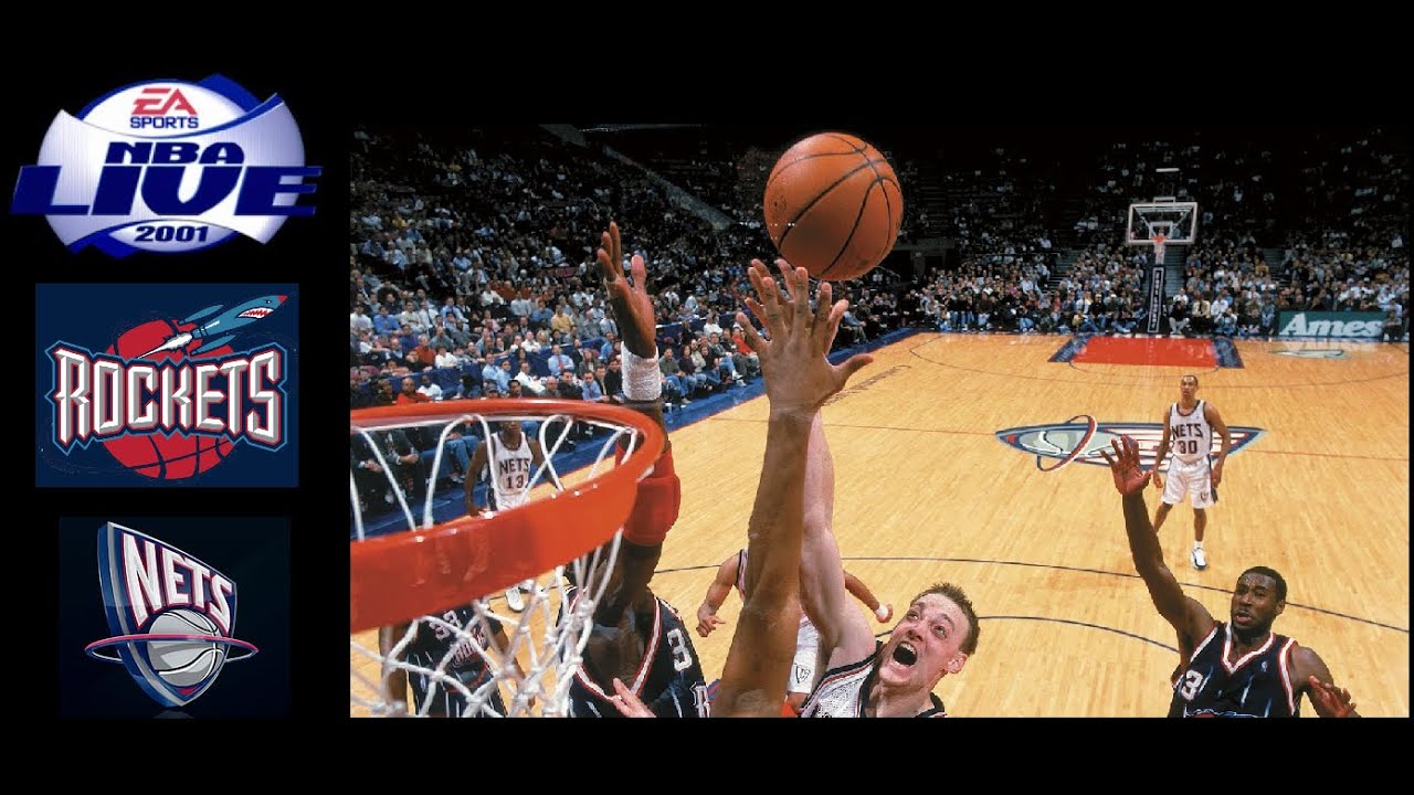 Rockets vs Nets - NBA Live 2001 - YouTube