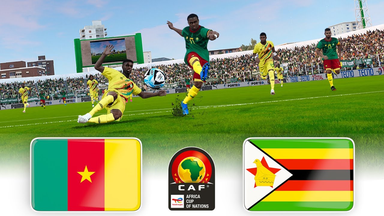 🔴CAMEROON vs ZIMBABWE ⚽ CAF AFRICA CUP 2025 MOROCCO QUALIFIERS ⚽ ...