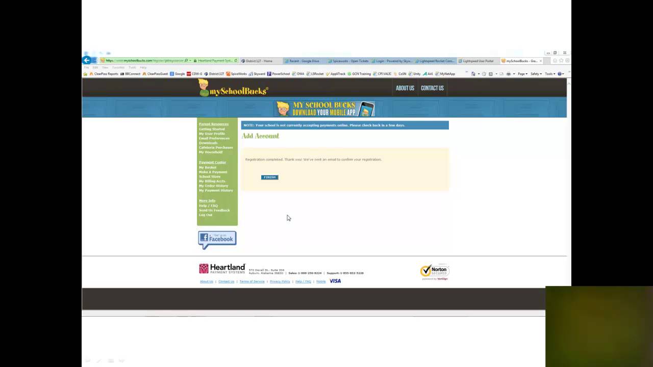 Creating a MySchoolBucks account - YouTube