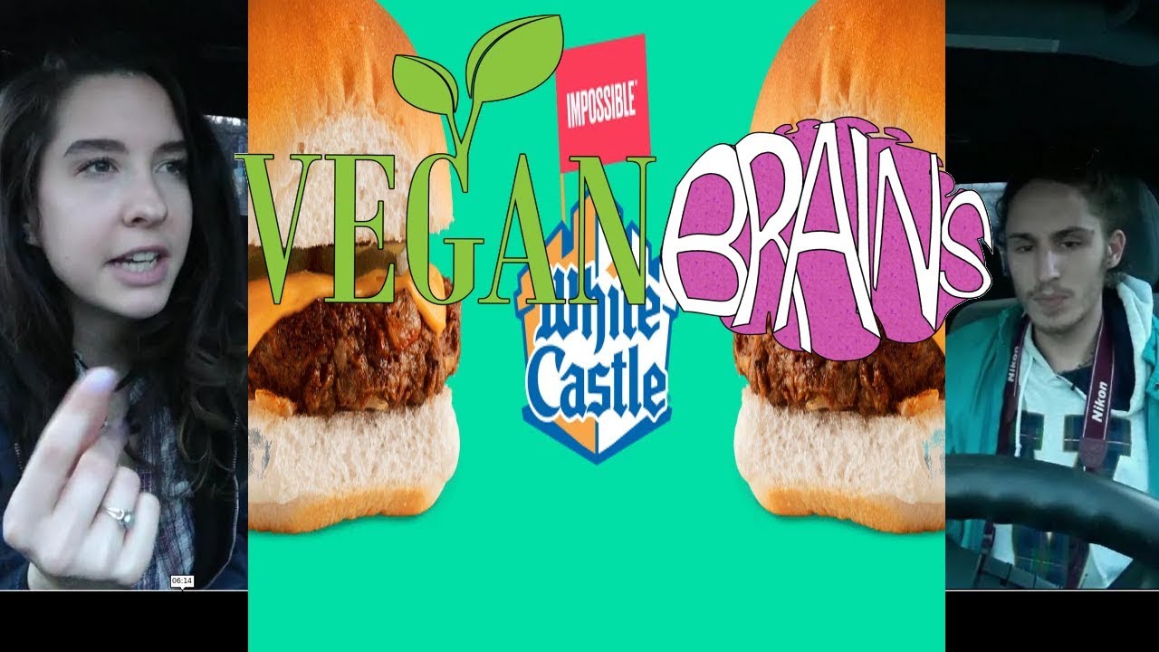 WHITE CASTLE IMPOSSIBLE SLIDER!!! (unboxing, review, eat with us ...