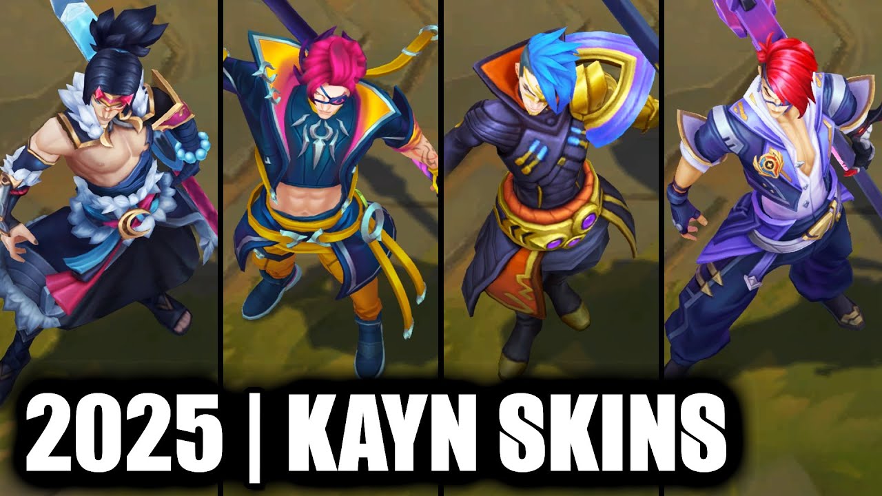 ALL KAYN SKINS SPOTLIGHT 2025 | League of Legends - YouTube