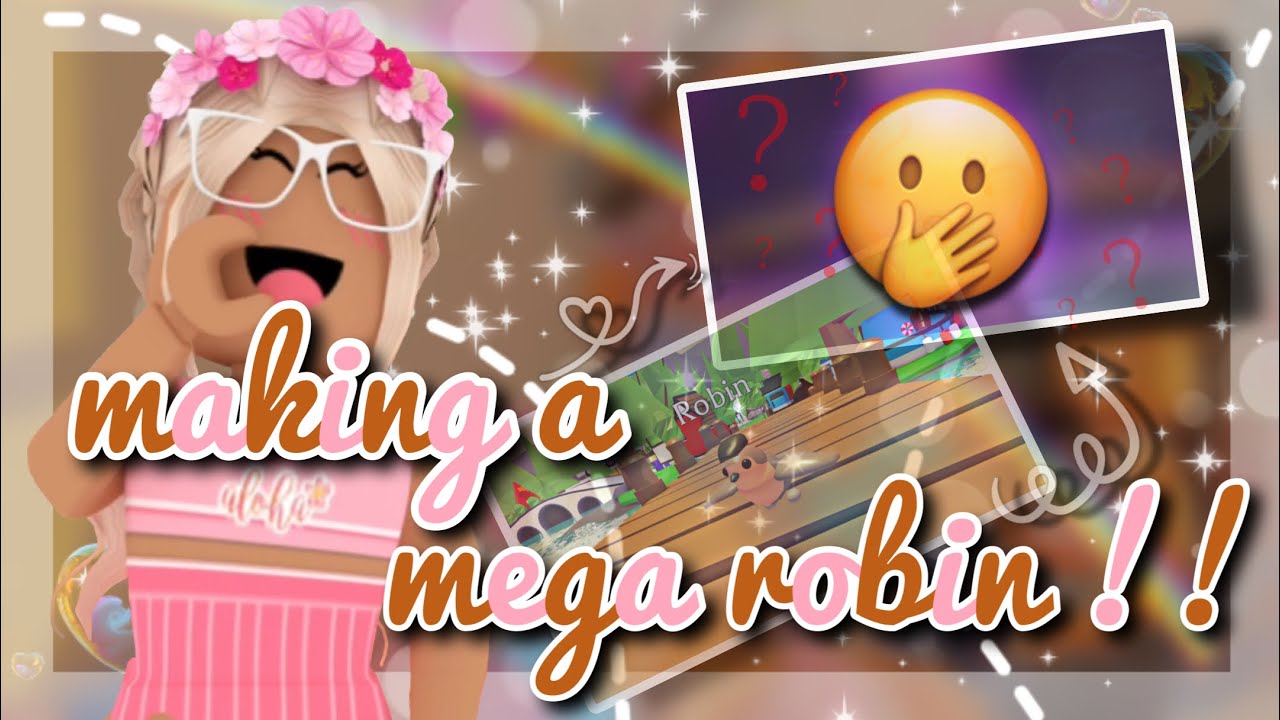 making a MEGA ROBIN in adopt me! (Roblox) - YouTube