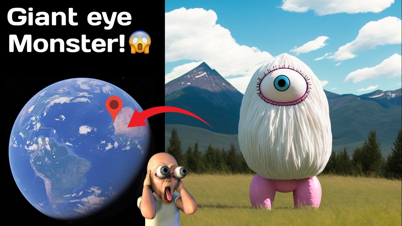 Omg! Found Giant Eye 👀 Monster On Google Earth 🌍 - YouTube