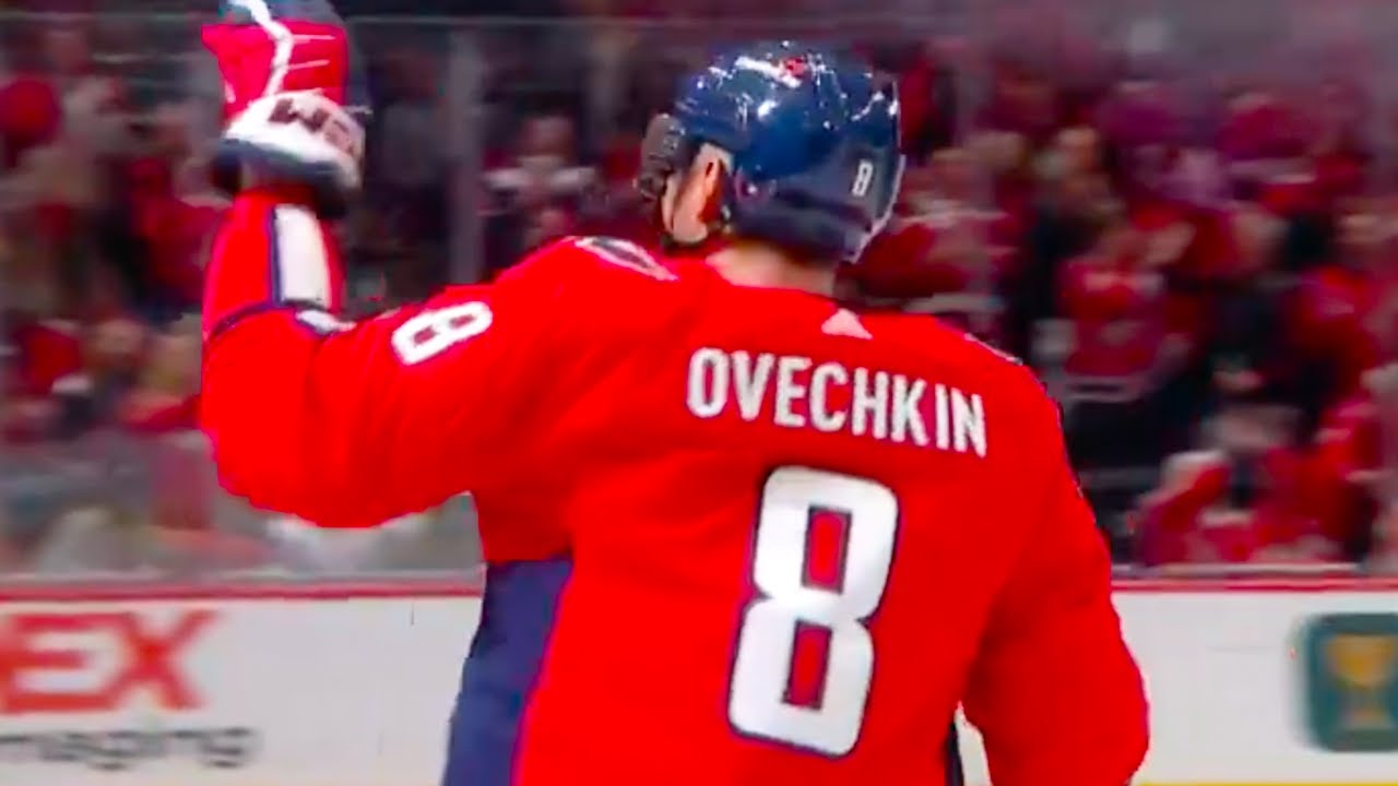 Alex Ovechkin Scores Goal Off The Face Off (FULL CLIP) Capitals vs ...