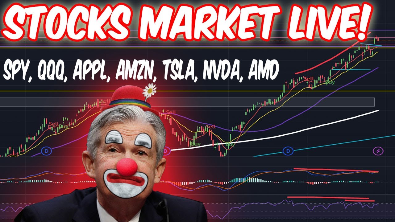 🔥STOCK MARKET LIVE!! GDP. Stocks may pop then drop this week! - YouTube