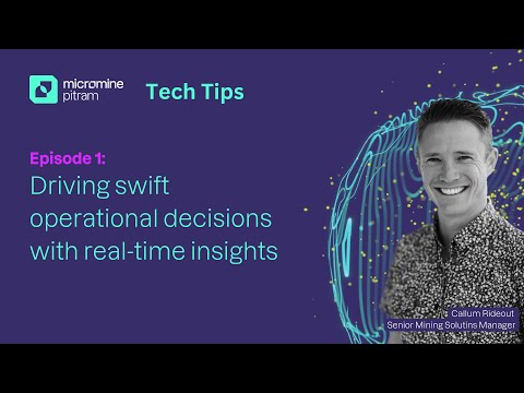 Micromine Pitram Tech Tips #1 - YouTube