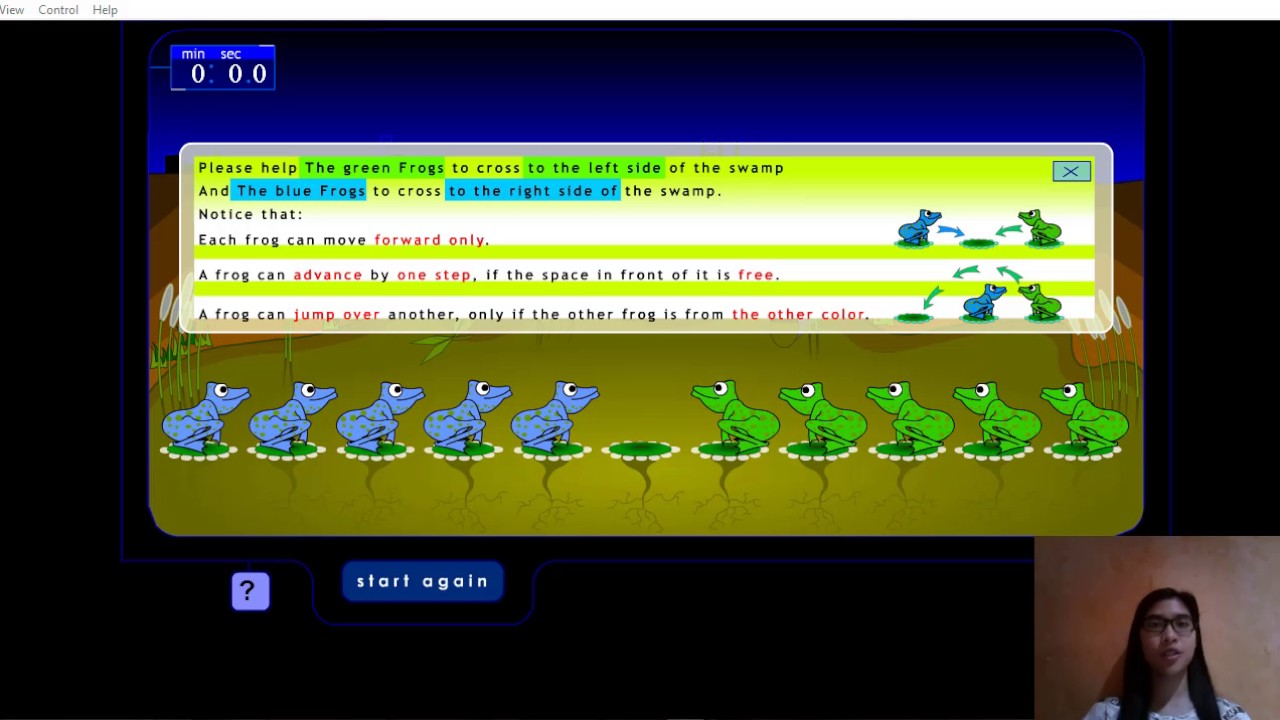 Tutorial Game Logika "Frogs Logic" - YouTube