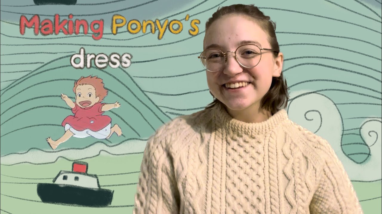 Making Ponyo’s Dress Design Inspiration and Process - YouTube