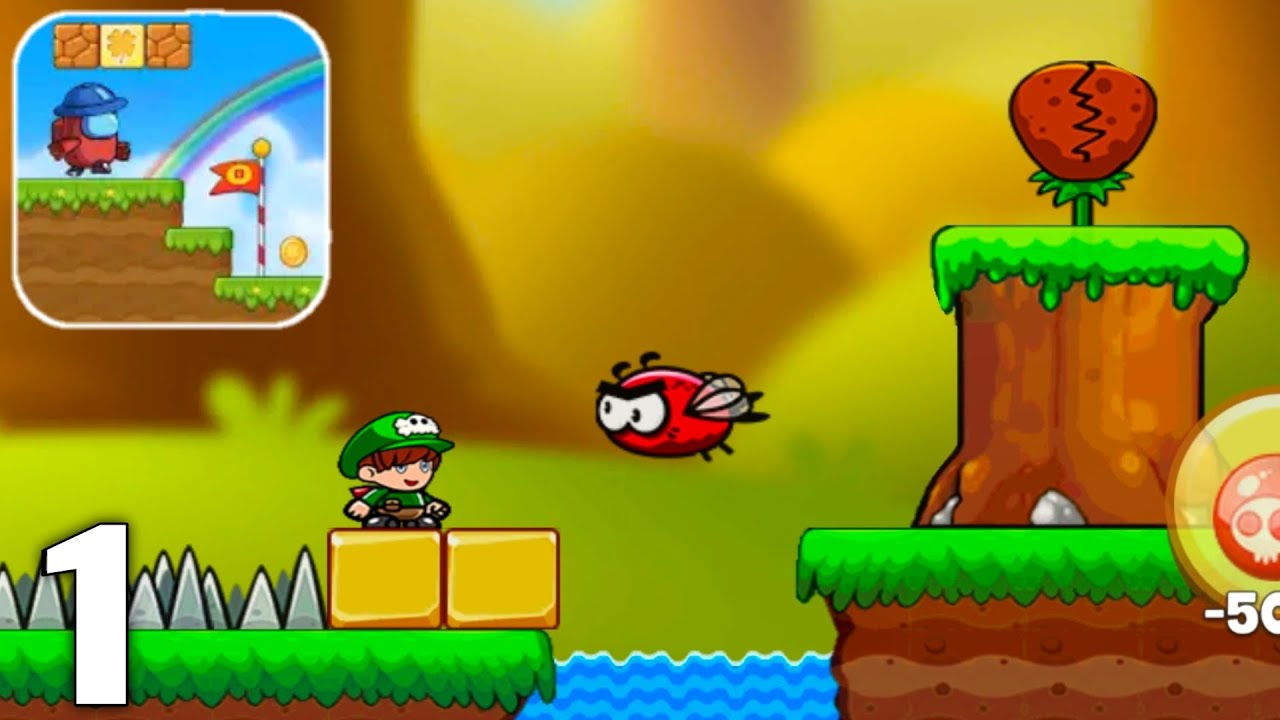 Super Bobby Go! - Gameplay Walkthrough Part 1 All Levels 1-7 (Android ...