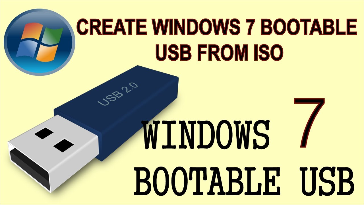 How to Make Bootable USB Windows 7 | Bootable USB Banane ka Asan Tariqa ...