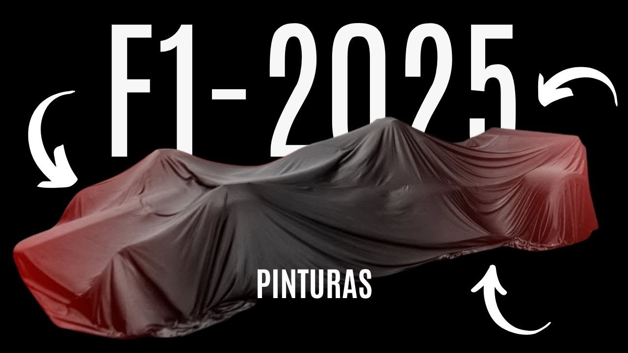 AS NOVAS PINTURAS DA FORMULA 1 2025!!!! - YouTube