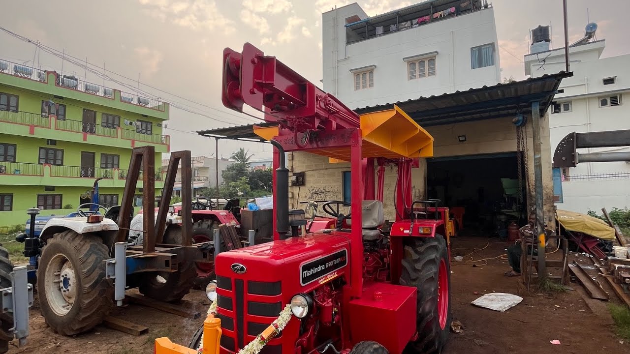 fully hydraulic top pipe lifting machine - YouTube