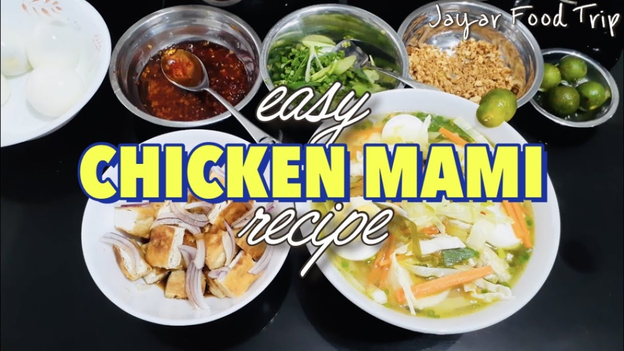 How to Cook Chicken Mami - Paano Gumawa ng Chicken Mami - YouTube