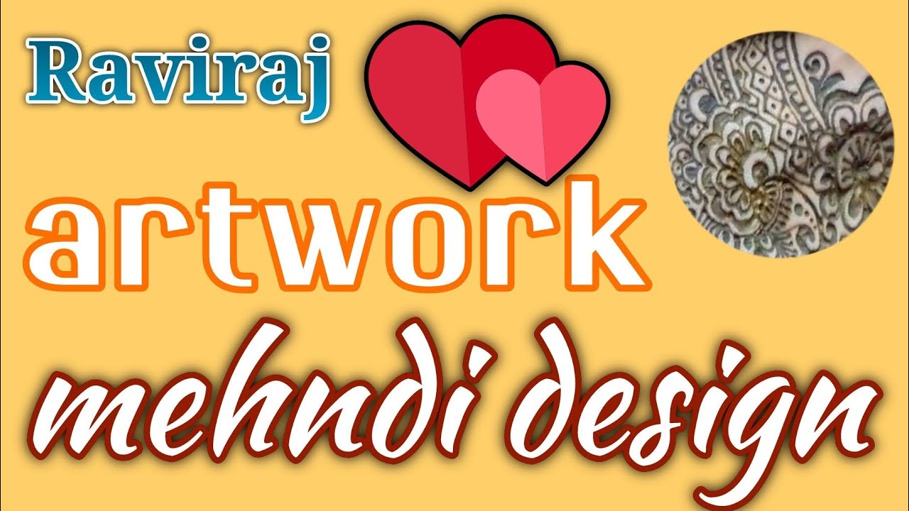 raviraj mehandi design - YouTube