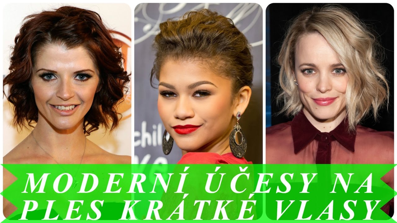 Moderní účesy na ples krátké vlasy