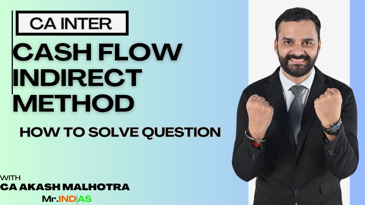 AS 3 Cash Flow indirect Method How to solve CA Inter Advanced ...