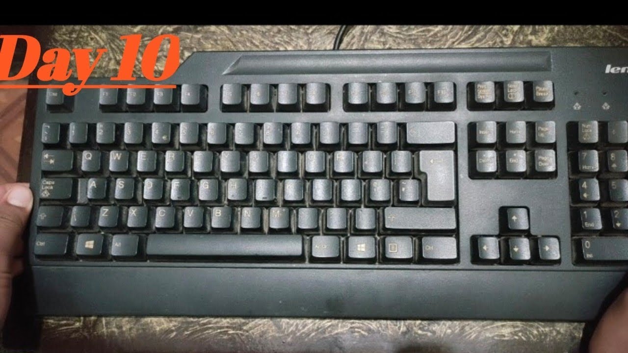 Learn Typing Course In 10-Days (Day 10) | Free typing course | Fast ...