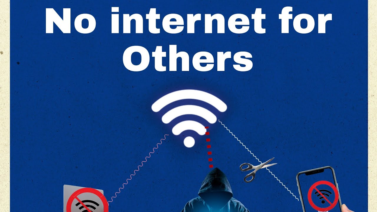 how to cut of others internet that are connected to your WiFi - YouTube