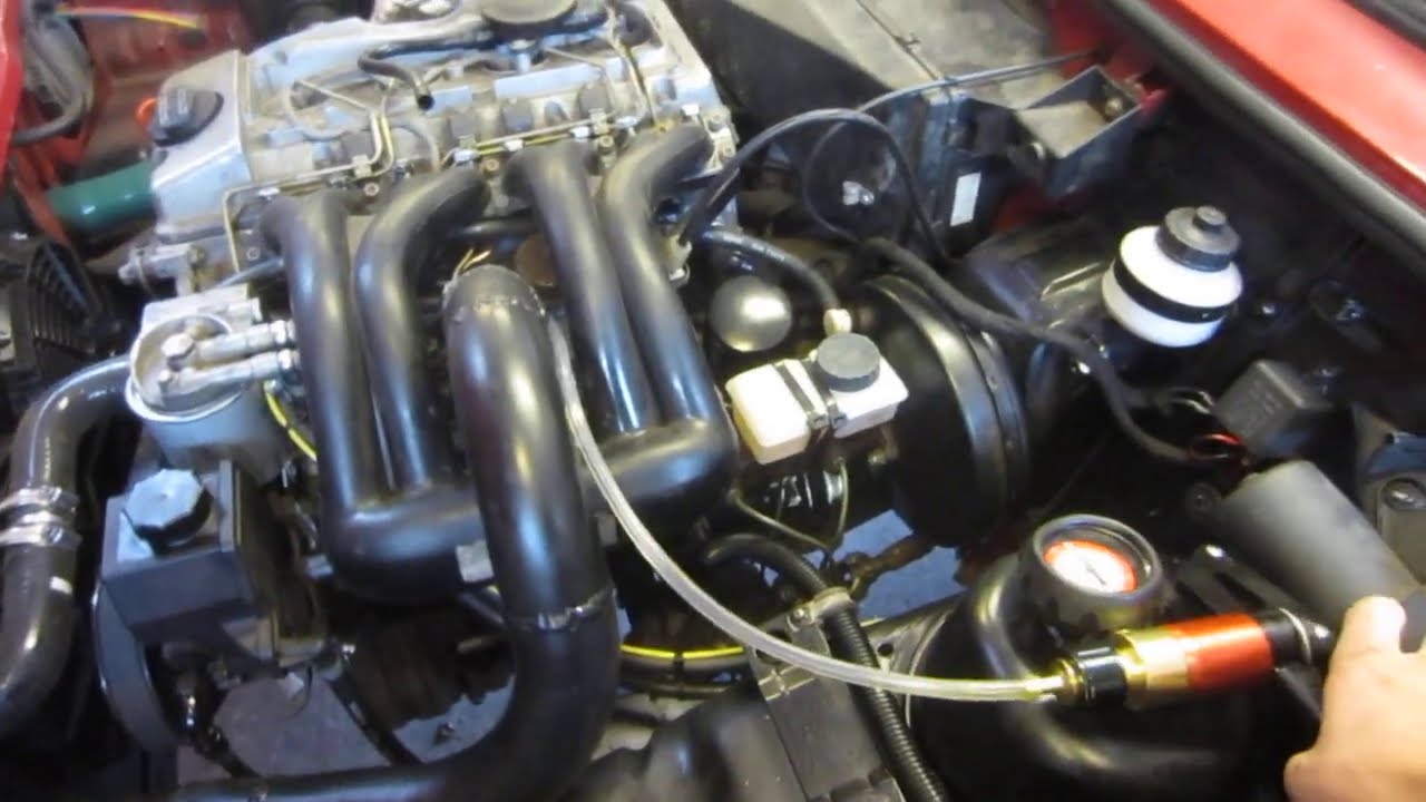 Volvo 360 GLT med OM604, första start med motor i bil! - YouTube