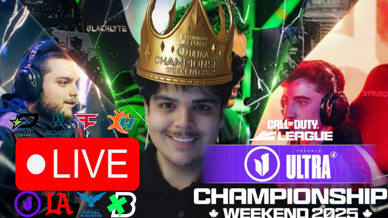 👑🔴LIVE: CoD Champs 2025 Watch Party – FaZe vs OpTic/ Miami vs Surge ...