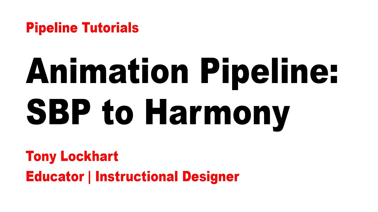 Animation Pipeline - Storyboard Pro to Harmony - YouTube