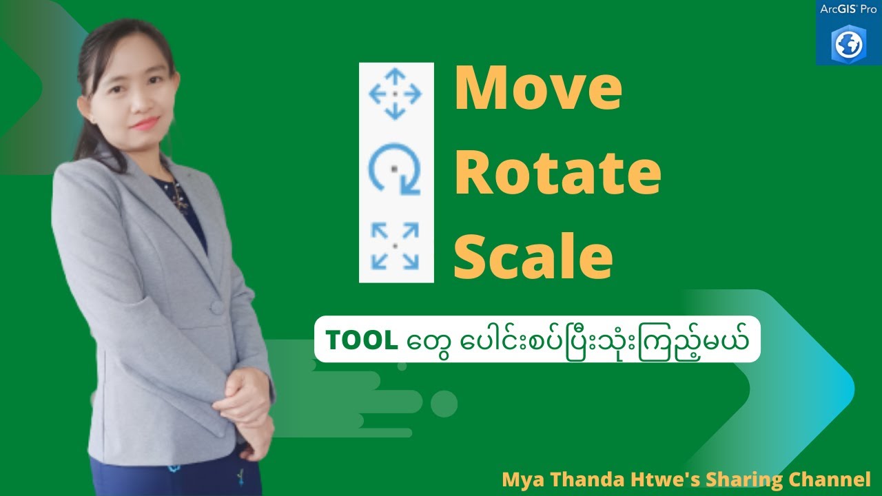 Combination of Move, Rotate and Scale Tools in ArcGIS Pro. Part 35 ...