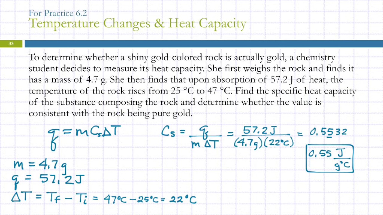 6.4 Quantifying Heat & Work - YouTube