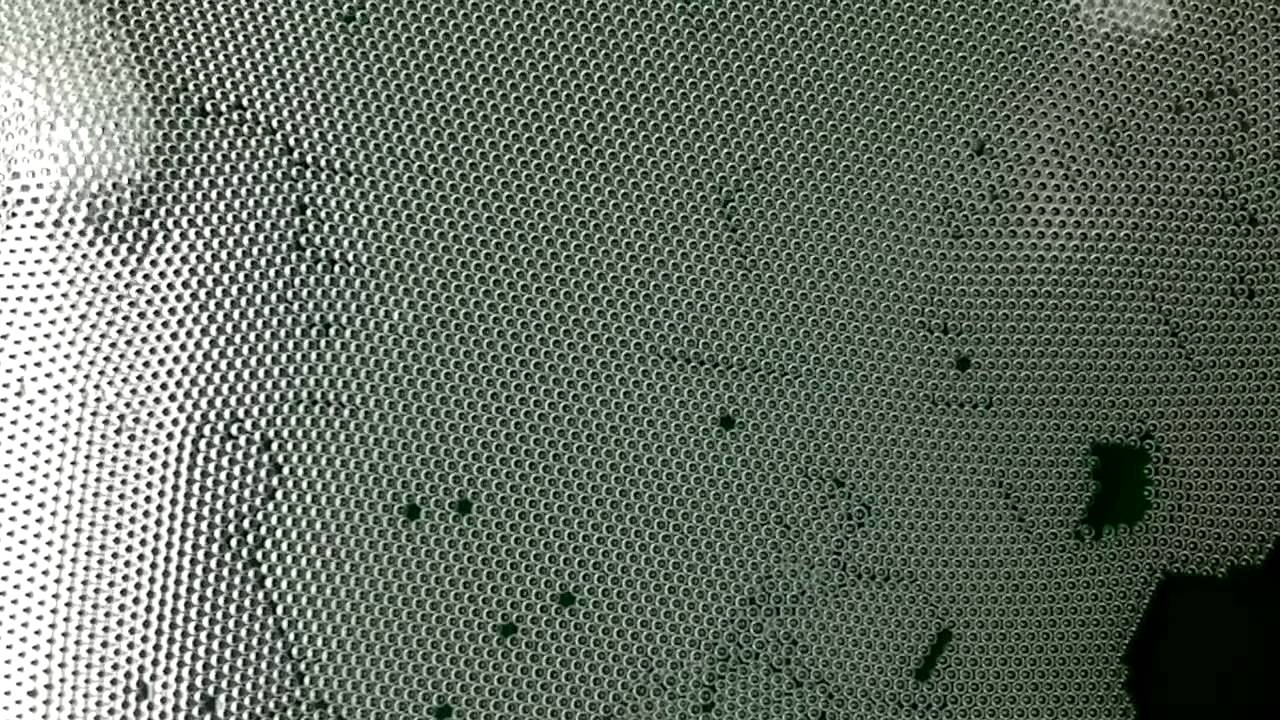 Bubble raft - moving dislocations, Materials Science, Oxford - YouTube