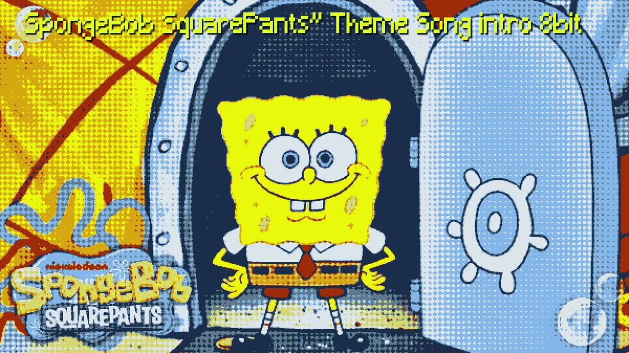 SpongeBob SquarePants Theme Song intro 8bit - YouTube