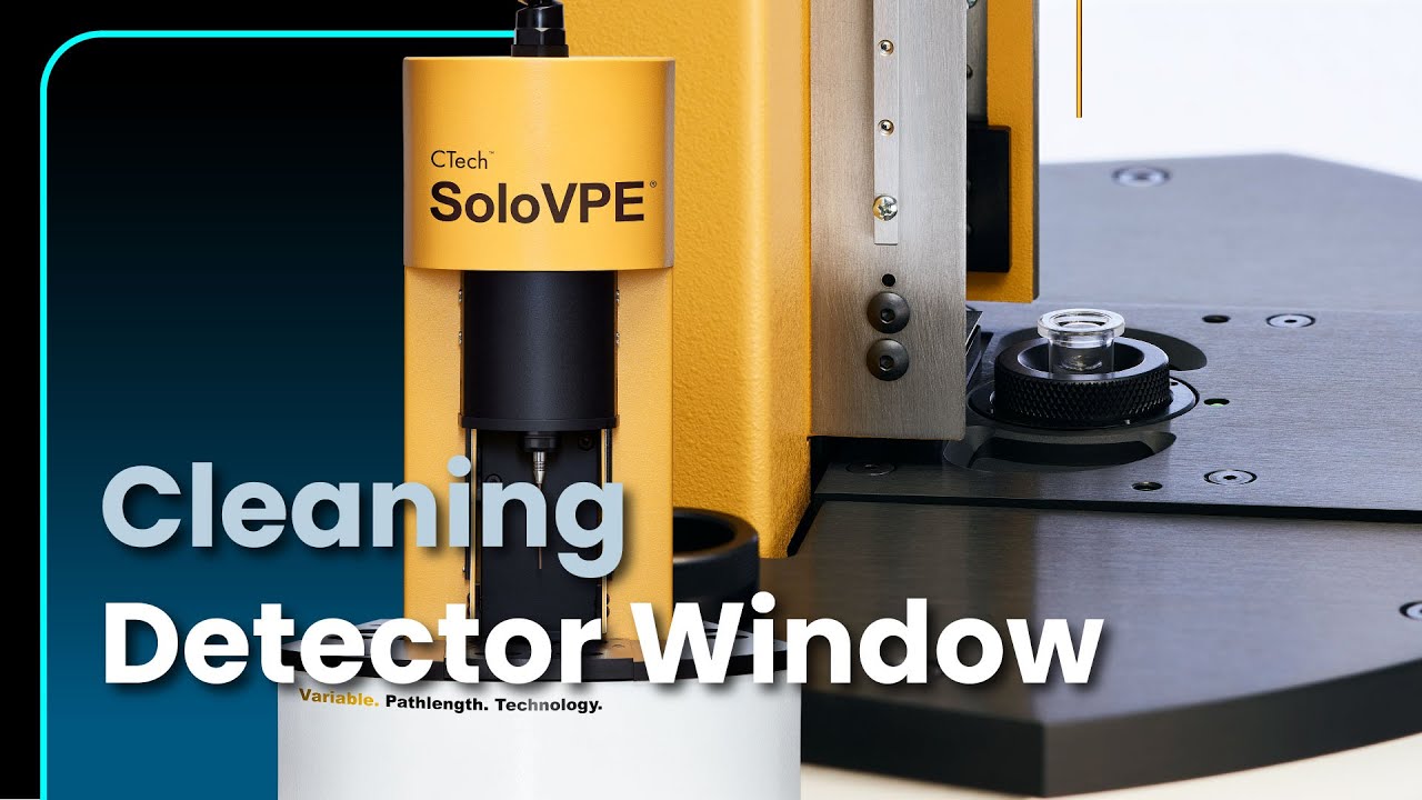 How to Clean the Detector Window of the CTech SoloVPE System - YouTube