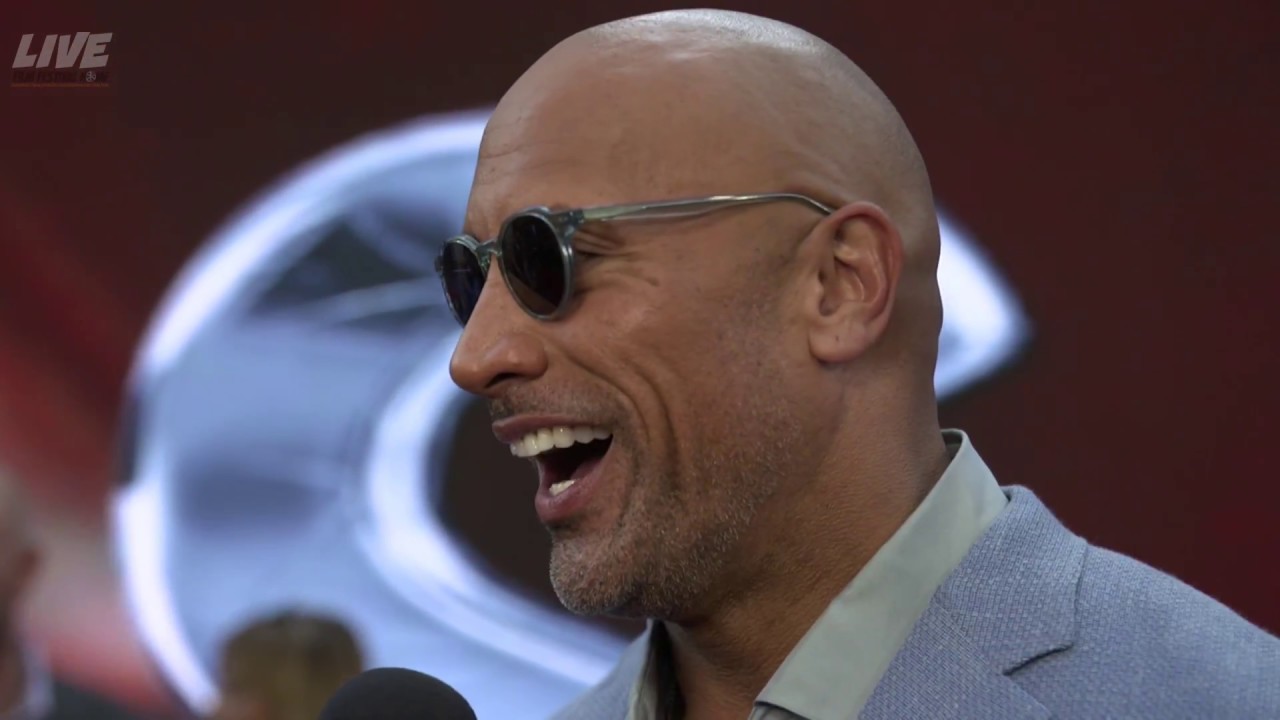 Interview: Dwayne 'The Rock' Johnson at NYC 'SKYSCRAPER' Premiere - YouTube