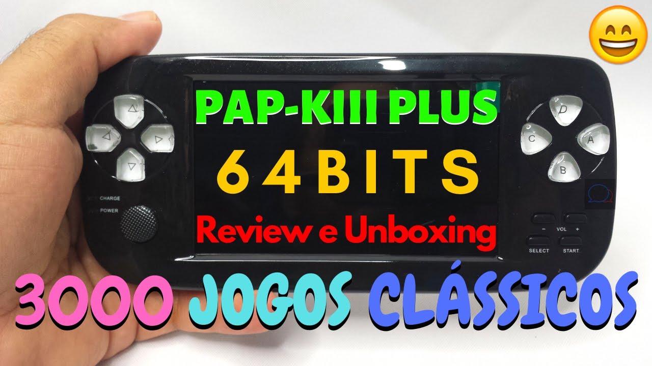 Review Video Game PAP KIII 64 Bits adritec Gadgets - YouTube